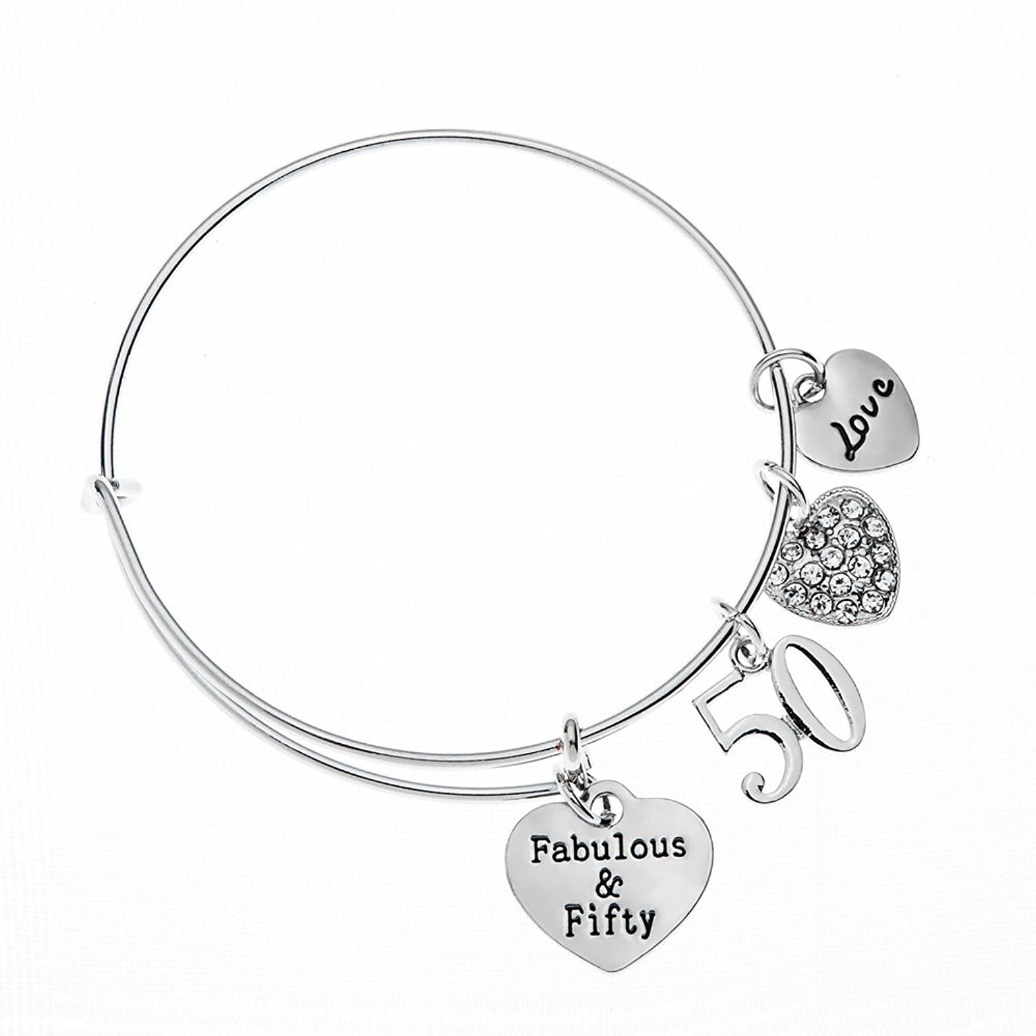 Women's Fabulous and Fifty Charm Bracelet Infinity Collection